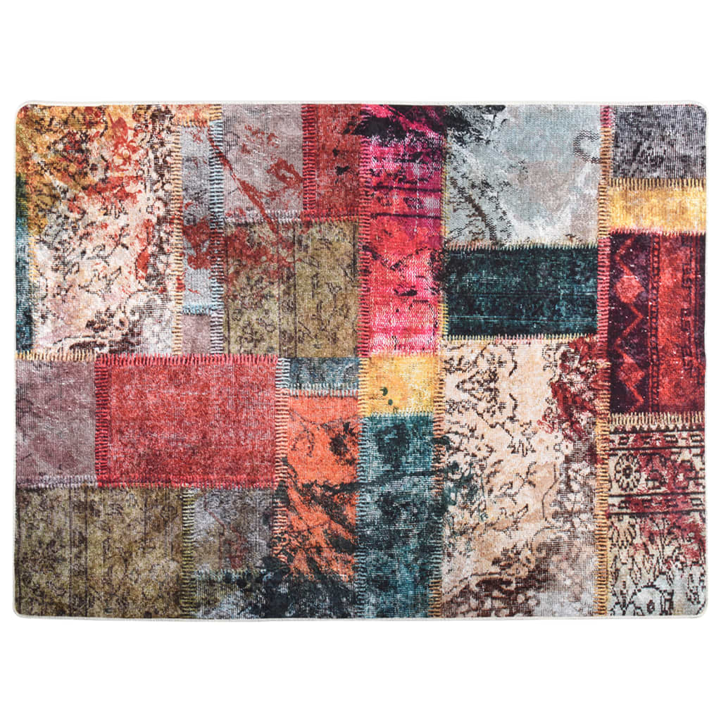 Tapis de salon, chambre，Tapis lavable multicolore 400x300 cm ...