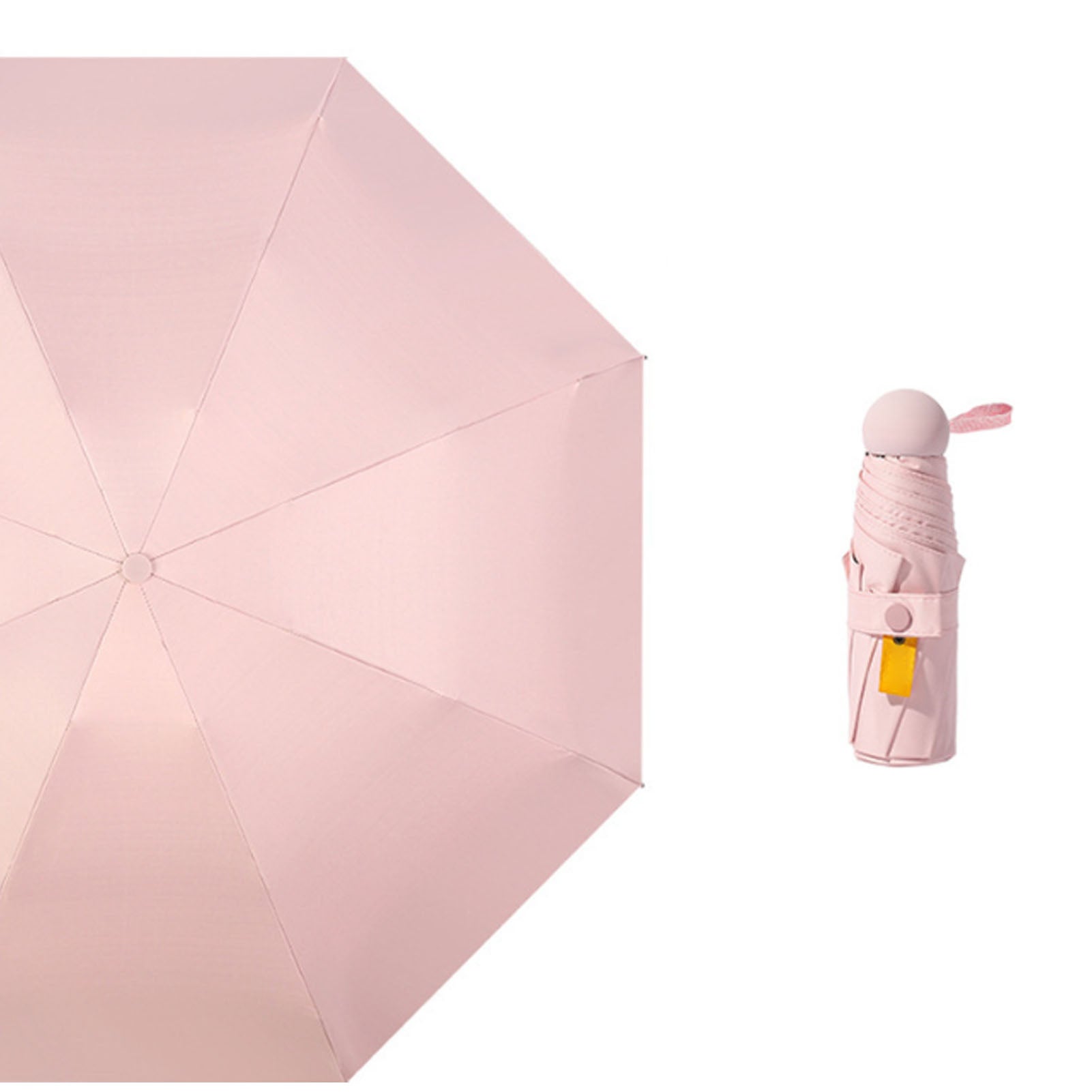 Mini parapluie de voyage pliable coupe-vent protection UV léger ...