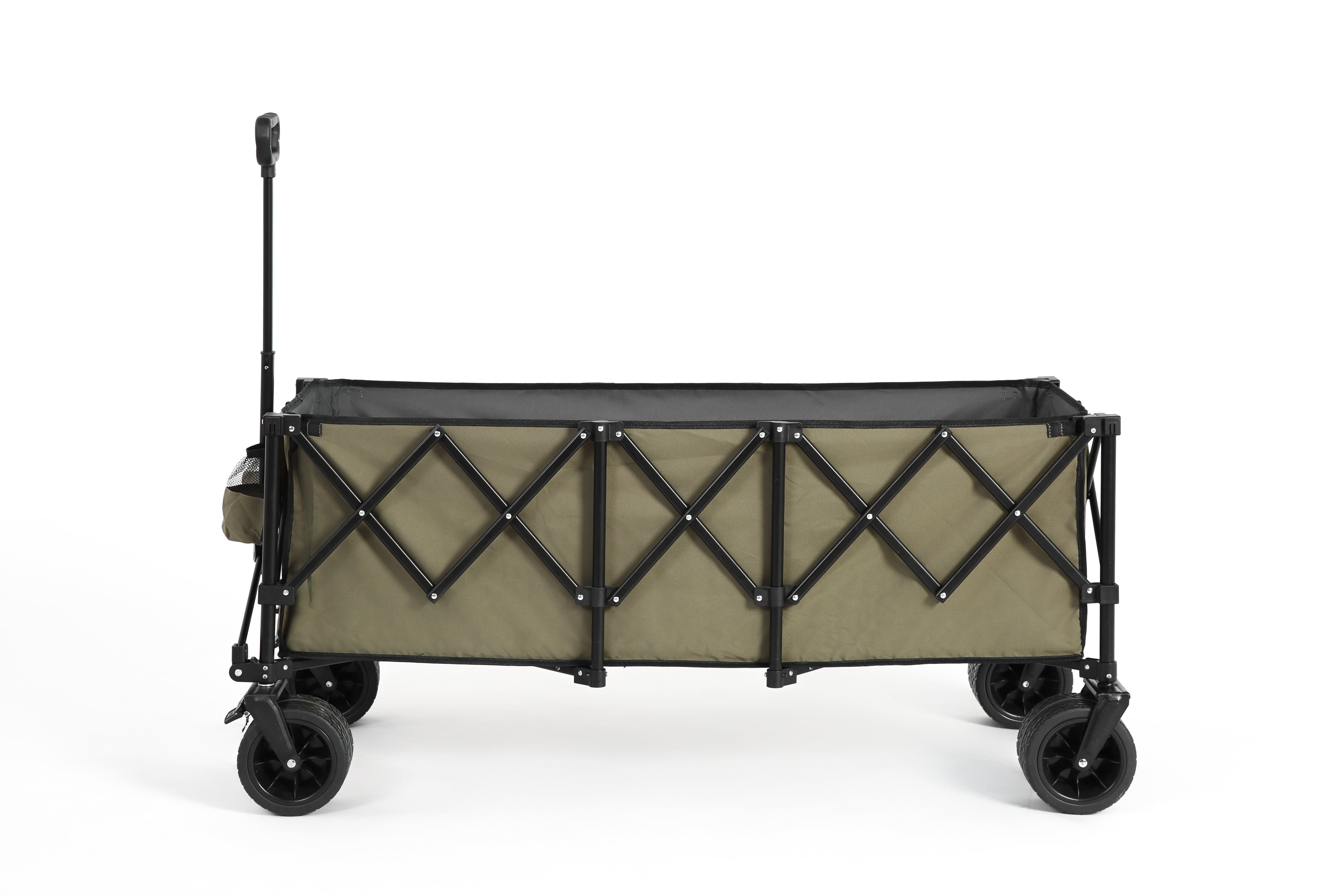 Carro de jardín plegable extensible con capacidad de 220 lb,resistente ...