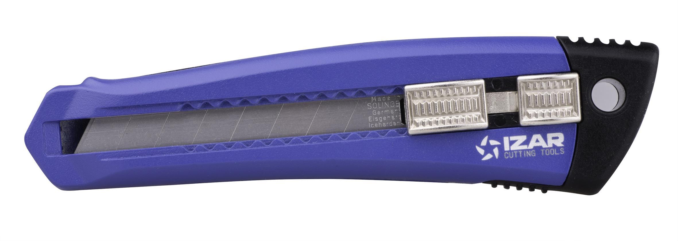 Cutter avec lames rétractable 18 mm ABS - IZAR | Leroy Merlin