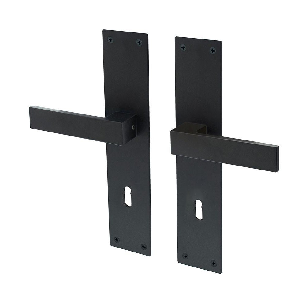 Wovar Poignée de porte Lavuzo Trapini noir - Poignée de porte sur ...