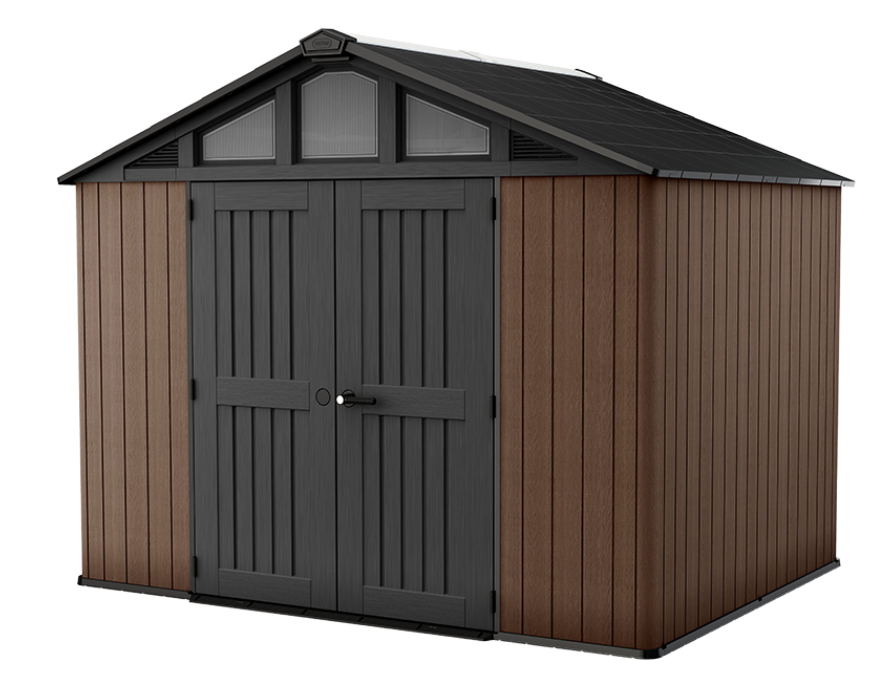 Abri de jardin Stronghold 108 - 7,7m Marron - KETER | Leroy Merlin