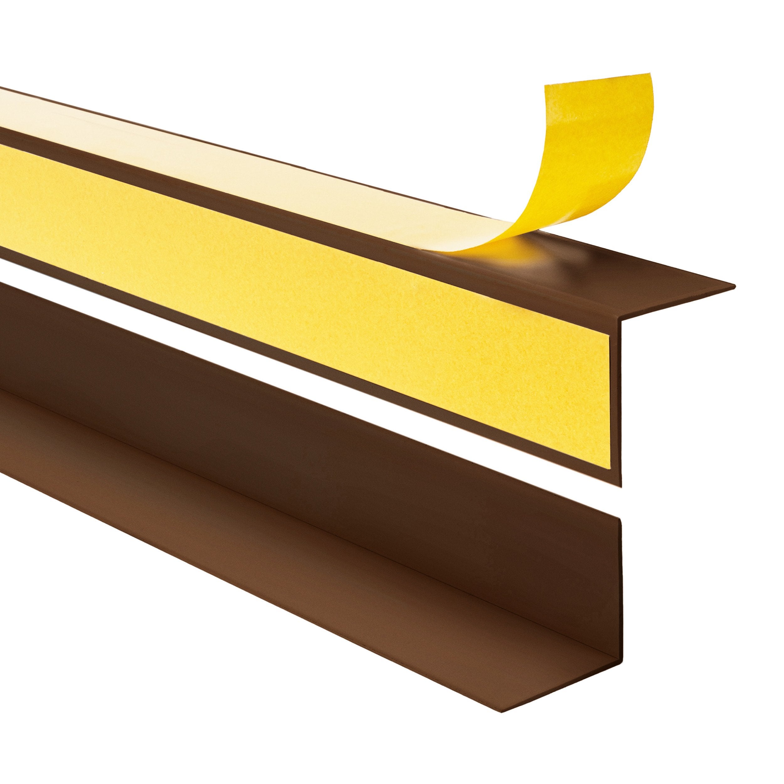 QUEST Cornière PVC, 25x25mm, 1.5m de protection et décoration, L ...