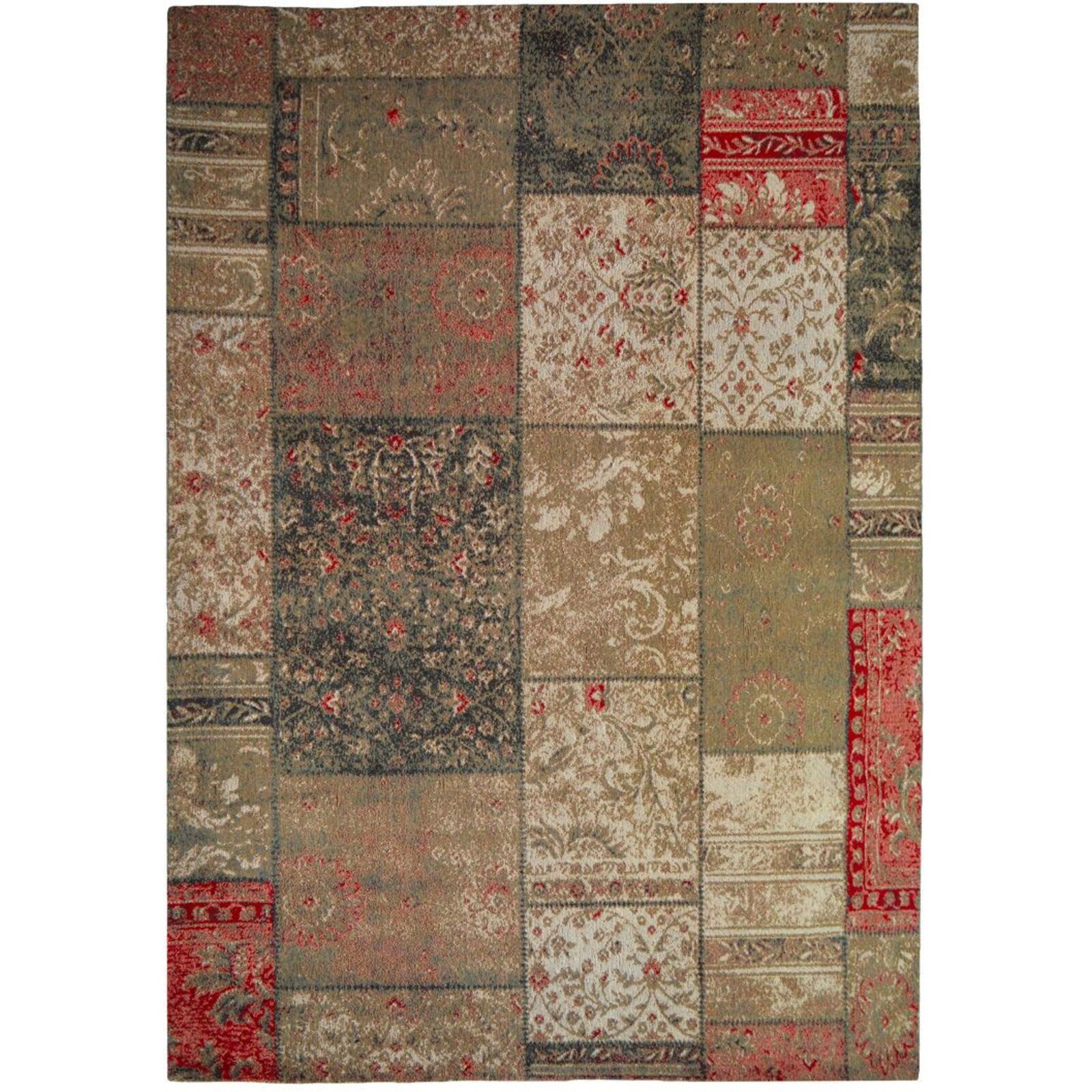 Tapis fait main solitaire 410 multicolore - 120 x 170 cm | Leroy Merlin