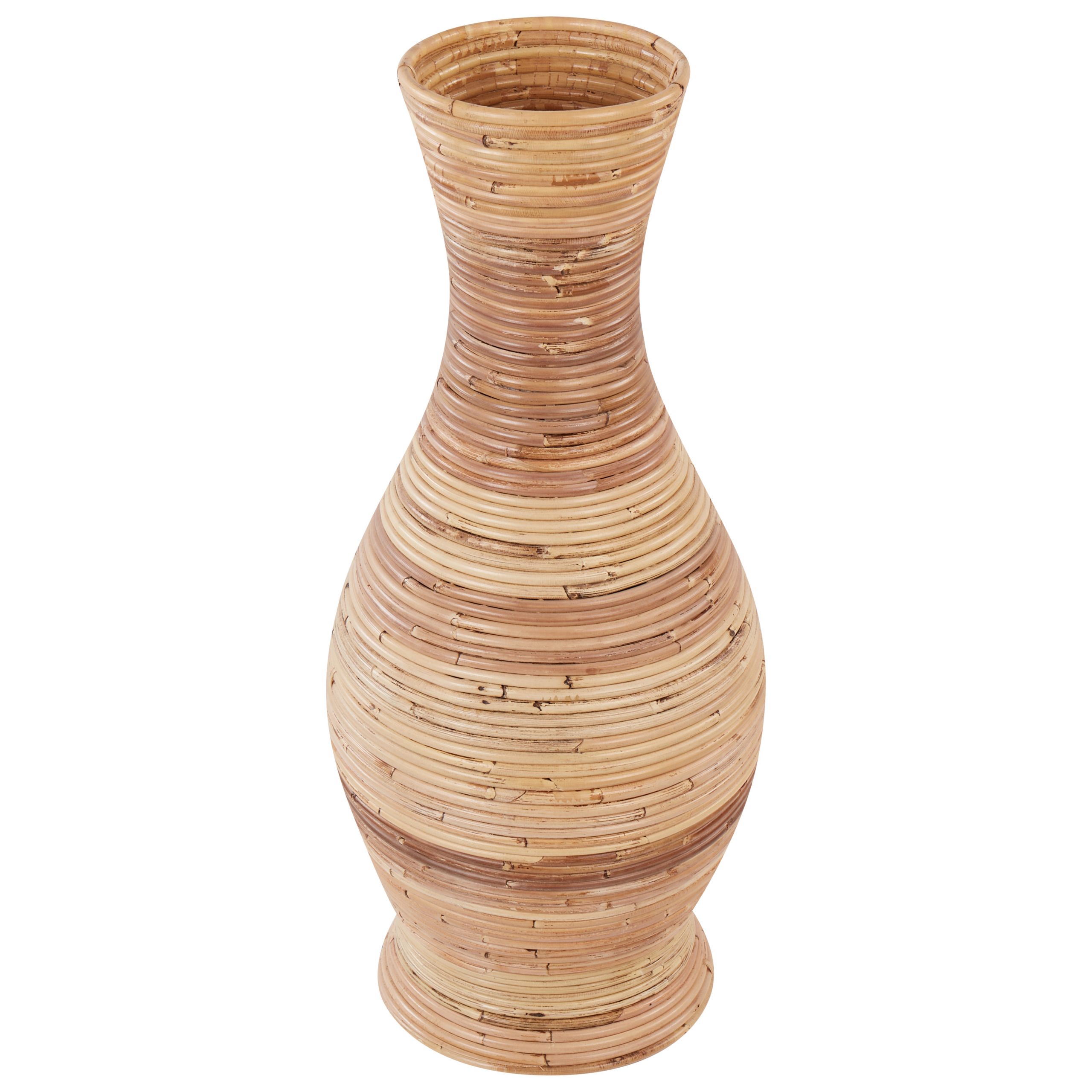 Vase décoratif TRINISA Rotin 70 cm Naturel | Leroy Merlin