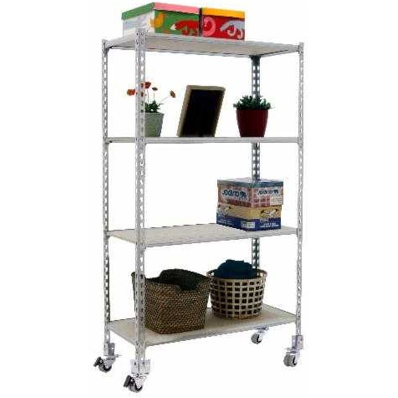 Estanteria MADERCLICK MOBILE PLUS 4/400 1500 GALVA/MADERA - 778109025151044 - Simon Rack | Leroy ...