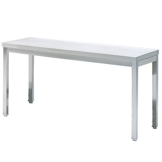 Table Inox de Travail sans Étagère sans Dosseret 1700 x 700 mm - Virtus ...