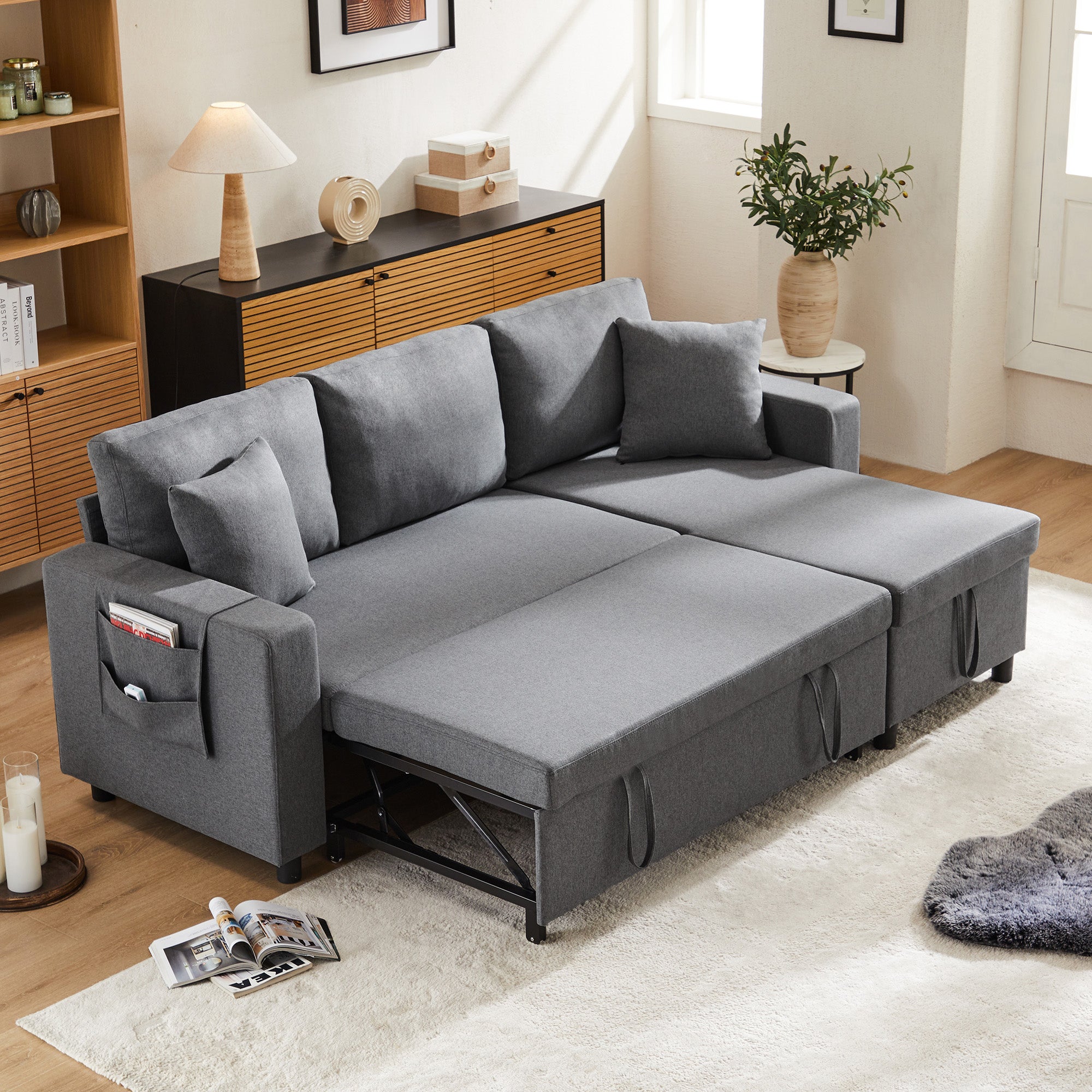 Canap Convertible Avec Coffre De Rangement