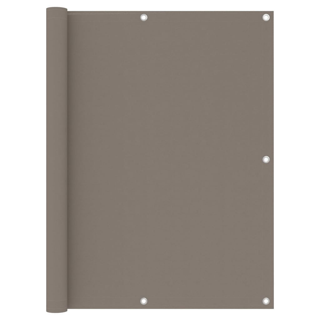 Écran de balcon Taupe 120x600 Tissu Oxford | Leroy Merlin