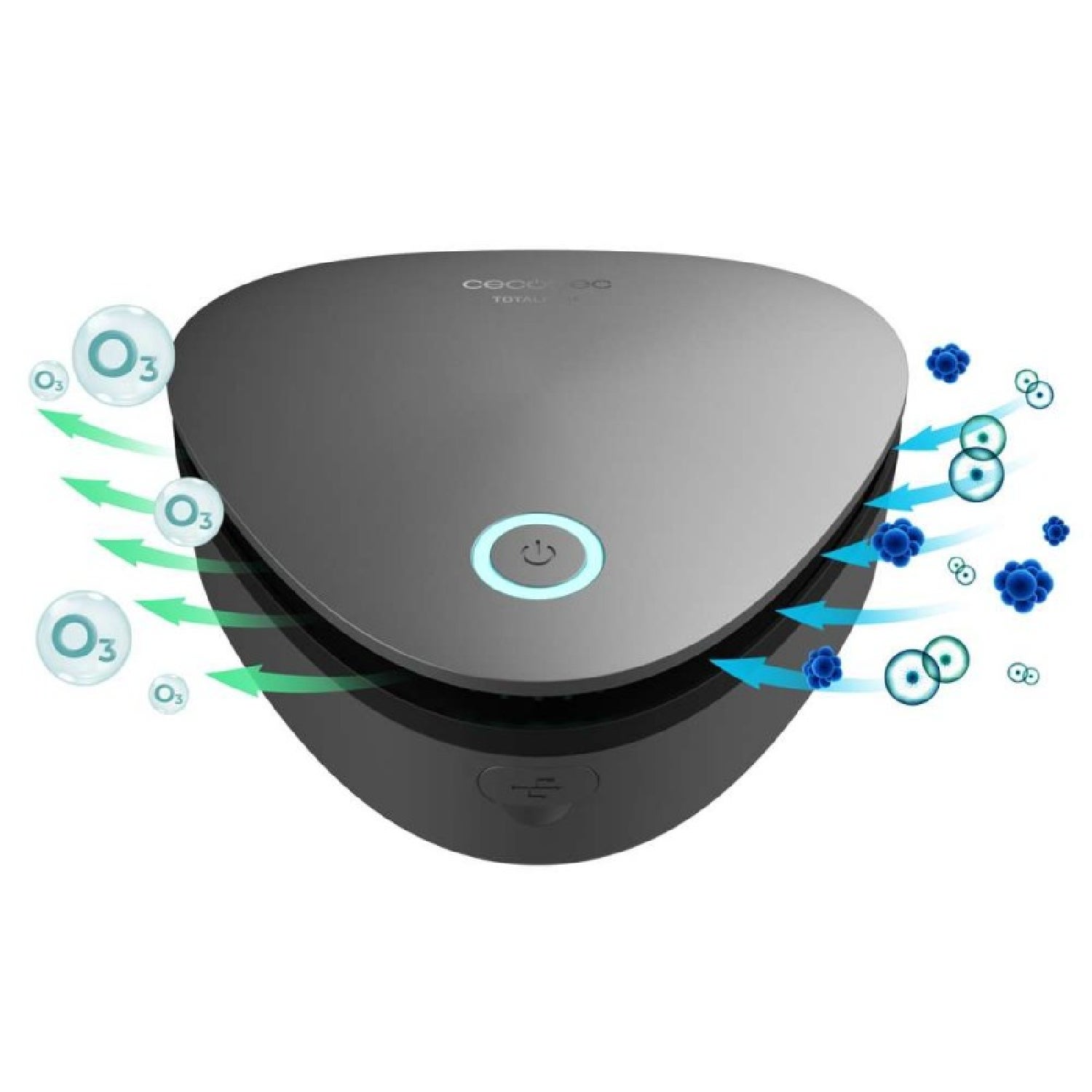 Cecotec Purificadores de aire Generador de ozono TotalPure 1050 Ozone ...