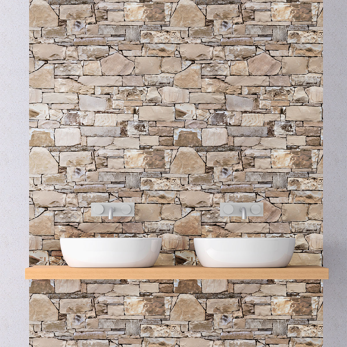 Vinilos piedra de sarthe - adhesivo de pared - revestimiento sticker ...