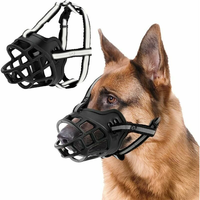 Masque pour chien, masque pour chien avec maille respirante et bandeau ...