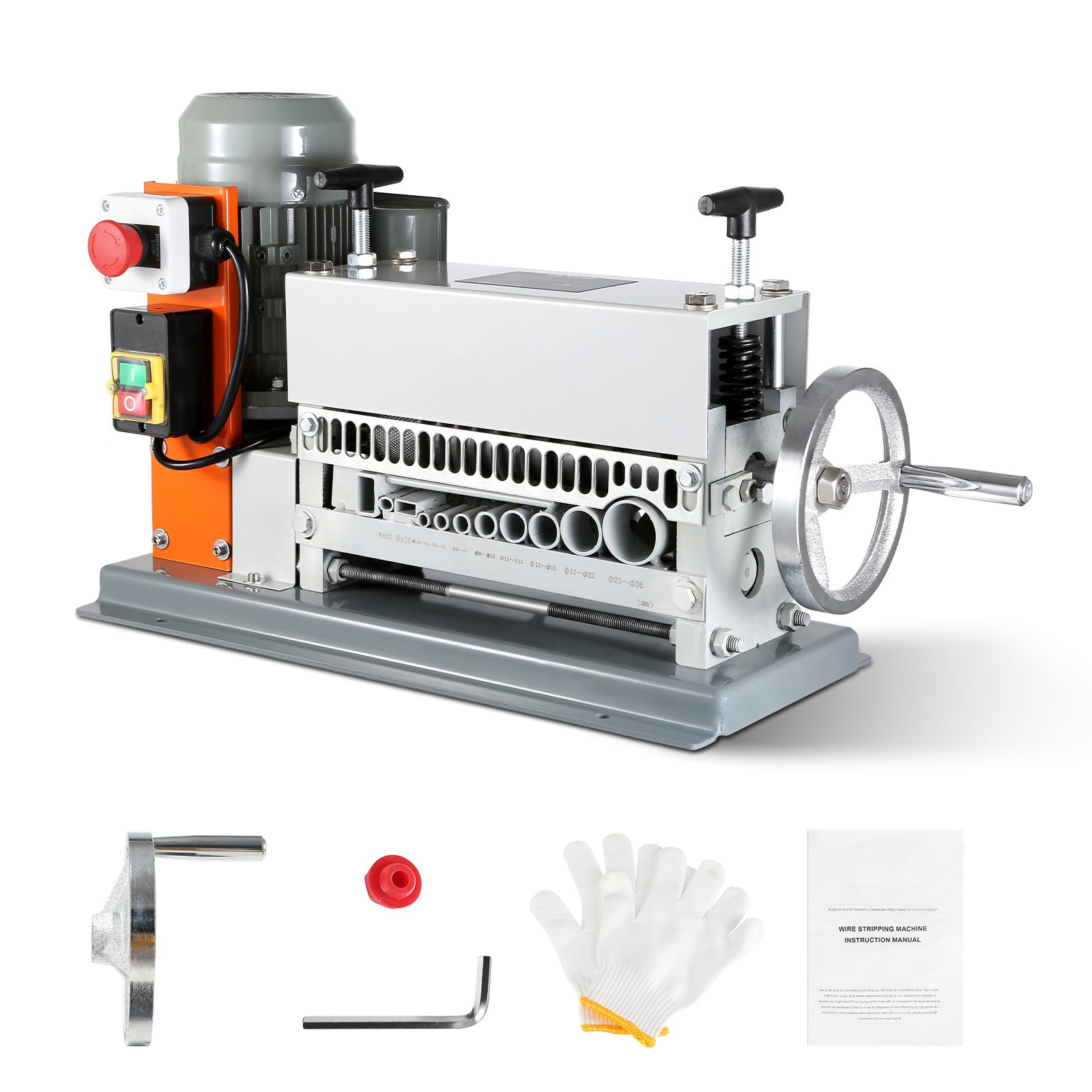 Máquina automática de desforrar cables 0,06"-1,42" 370W 88 ft/min ...