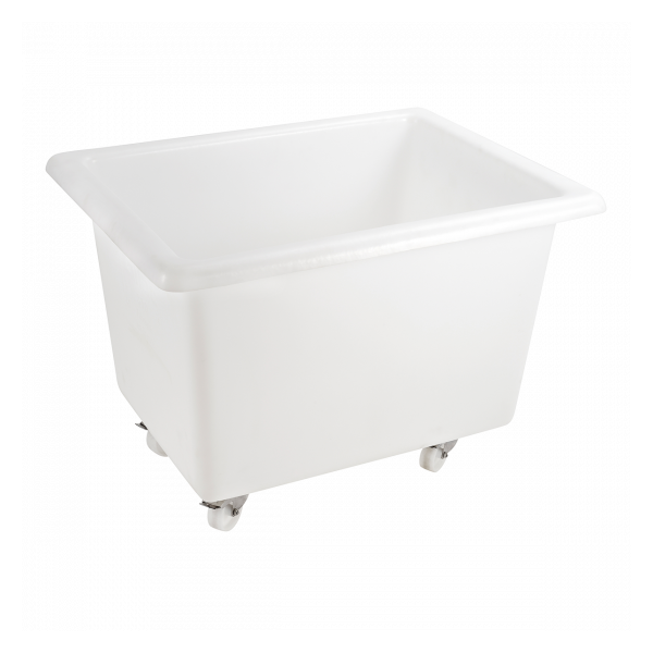 Bac grand volume 220 L - 2 roues fixes, 2 pivotantes avec freins ...