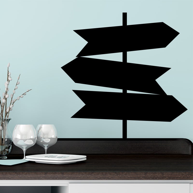 Sticker ardoise tableau noir - stickers muraux adhésif effaçable ...