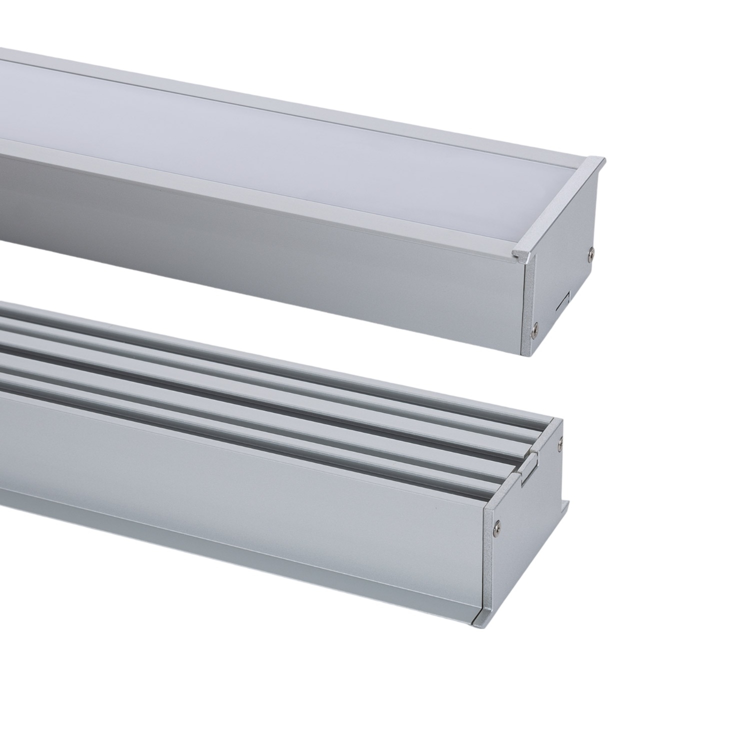 Profilé Aluminium Encastré XL pour Rubans LED jusqu'à 40mm avec Capot ...