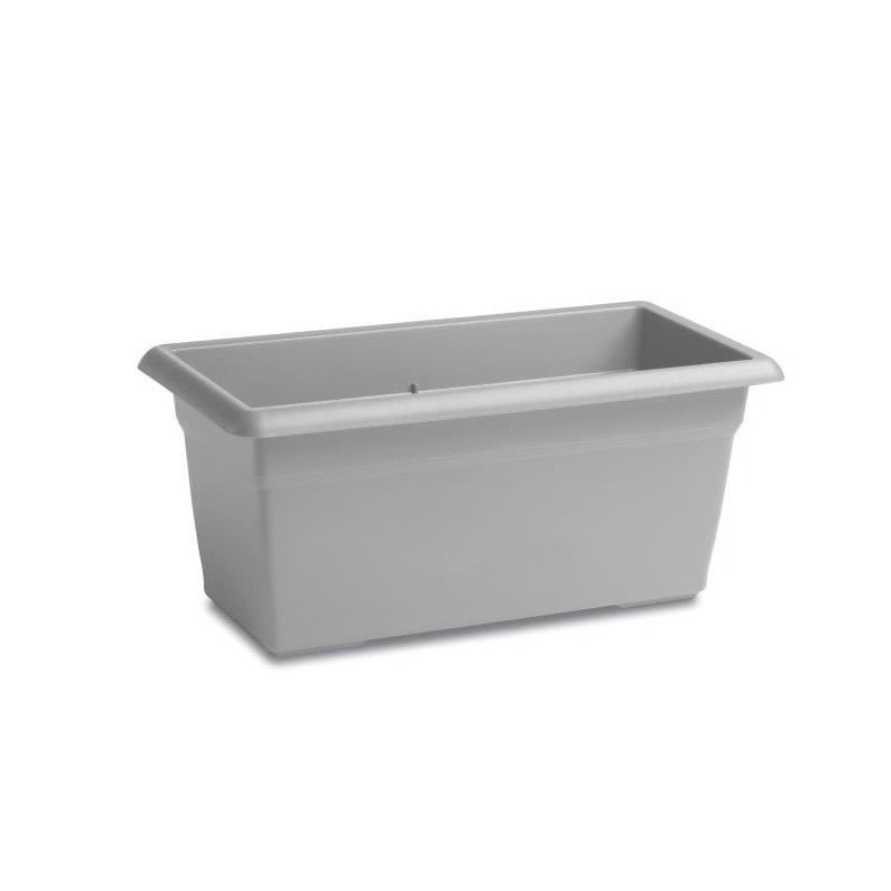 Bac a fleur rectangulaire MEDITERRANEO - 110L - 100 cm - Stone grey ...