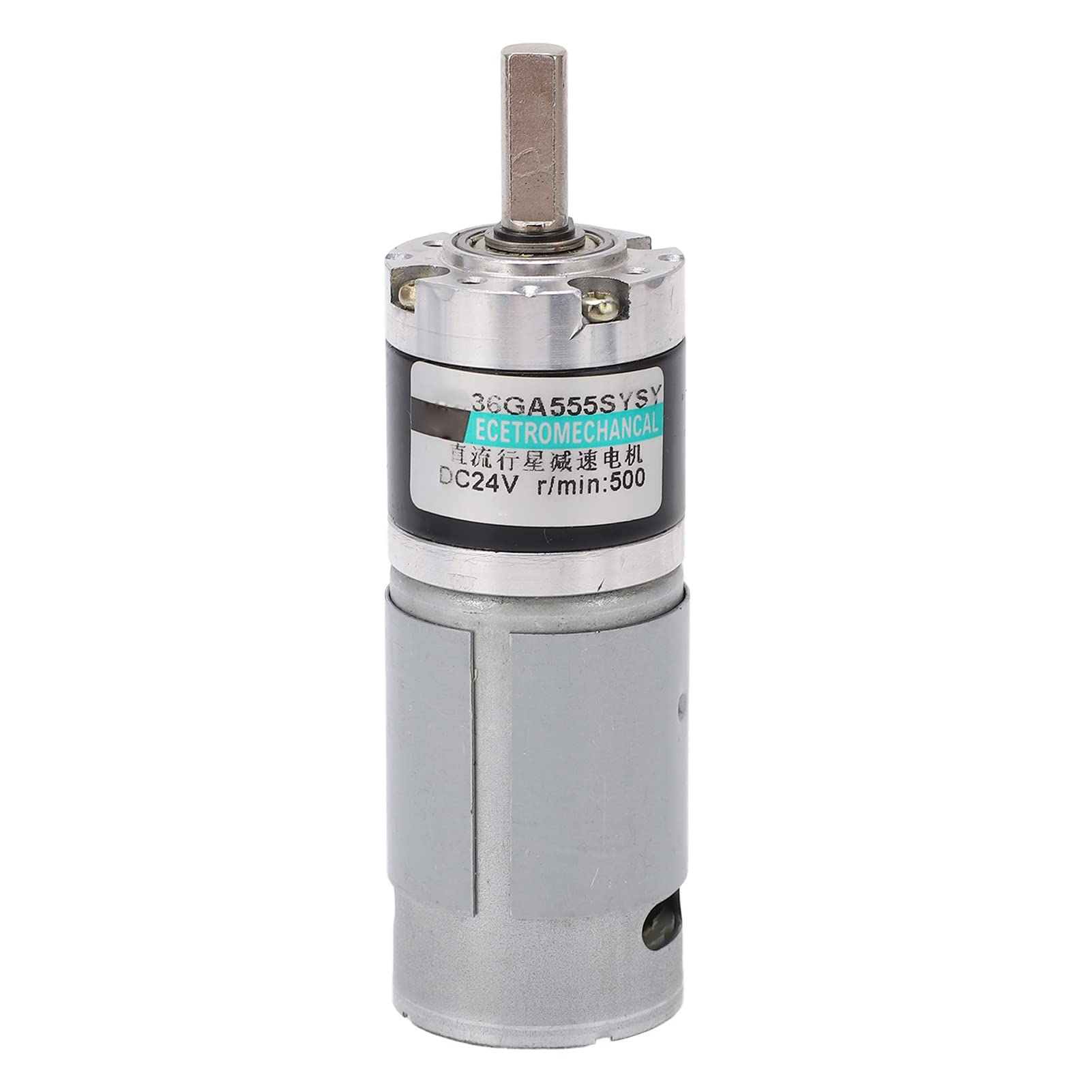 MOTORE MINI RIDUTTORE NERO ARGENTO ALTA TORSIONE BASSO RUMORE ...