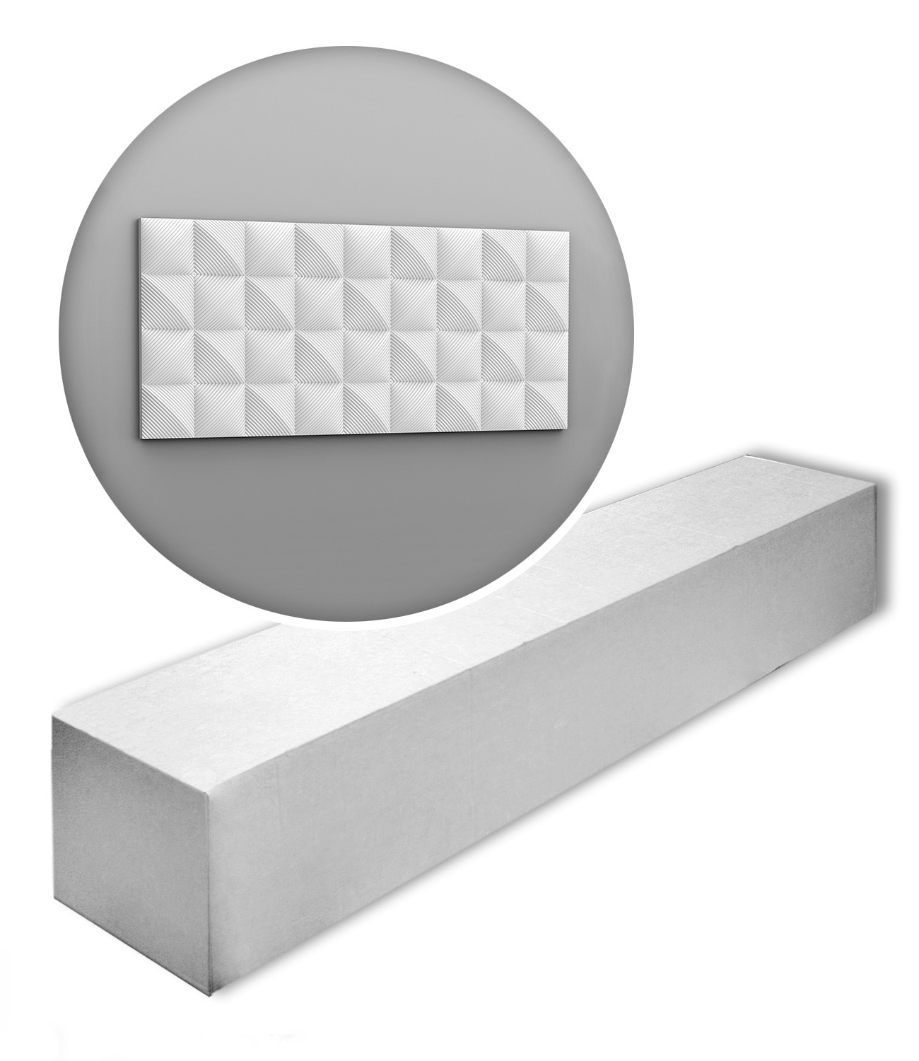 3d panneau mural Orac Decor W113-box MODERN COBBLE 1 carton 7 pièces Élement décorative | Leroy ...
