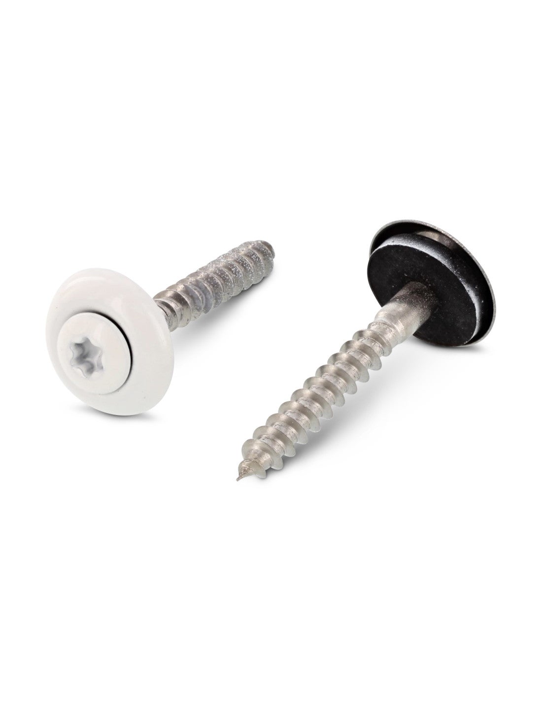 Vis pour faitage Tête fraisée bombée TFB TORX T20 Inox A2 RAL9010 blanc ...