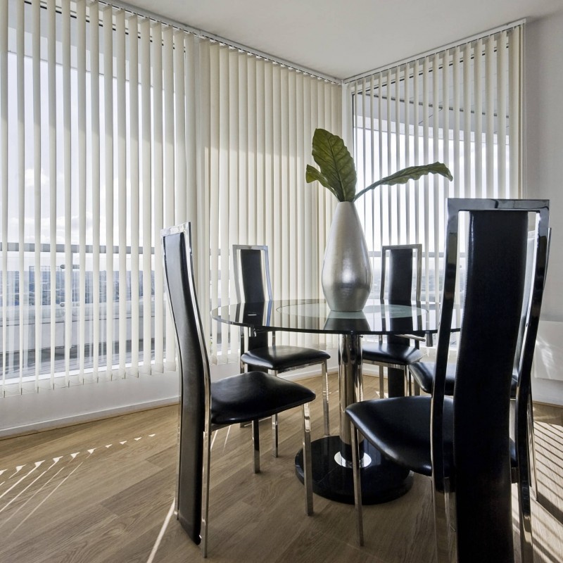 Store vertical Shantung 127mm - couleur sable 55, montage mural ...