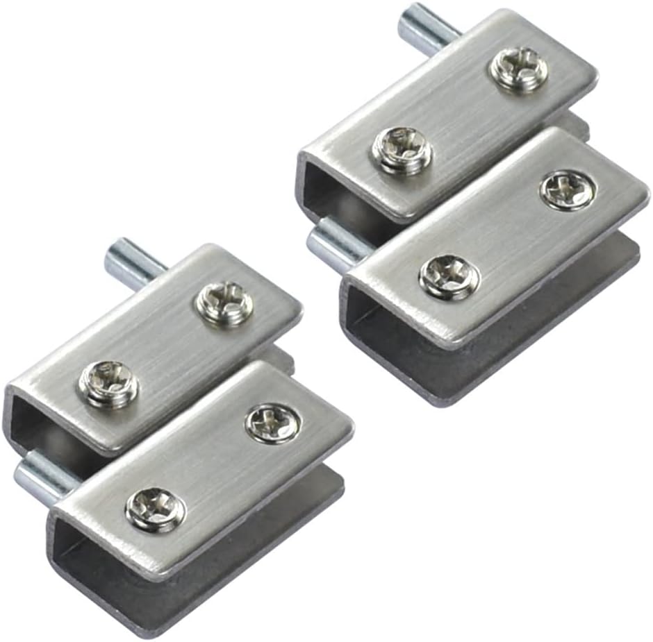 4 bisagras pivotantes de 90° para puertas de vidrio, no requieren ...