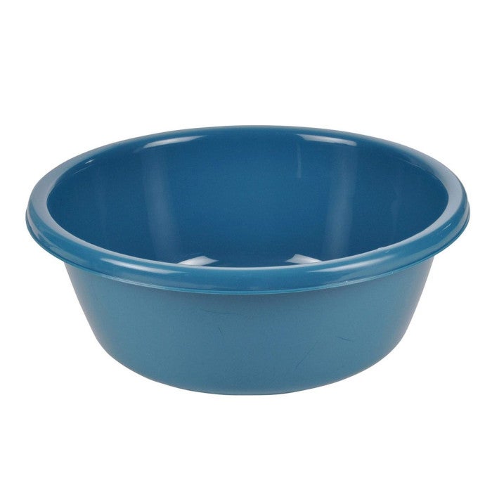 Bassine Ronde "Bassin" 8L Bleu Paon | Leroy Merlin