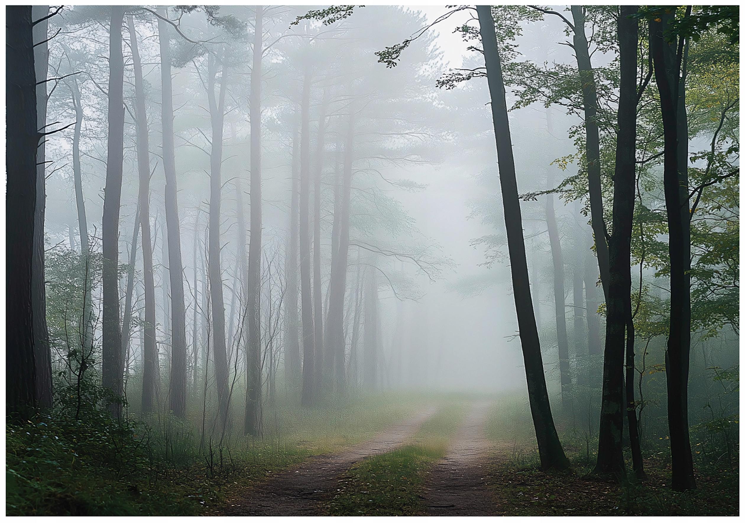 Papier Peint Nature Foret Intissé Panoramique 350x250 cm - Colle Inclus ...