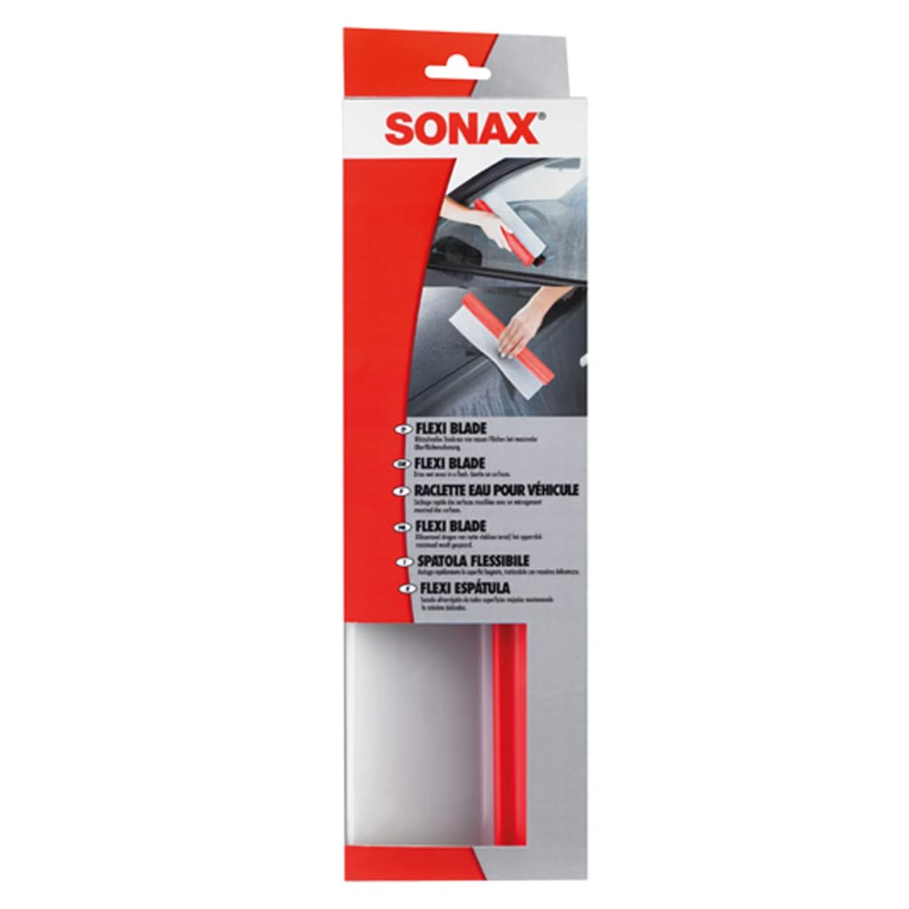 Raclette flexible Flexi pour véhicule Plastique Rouge Sonax | Leroy Merlin