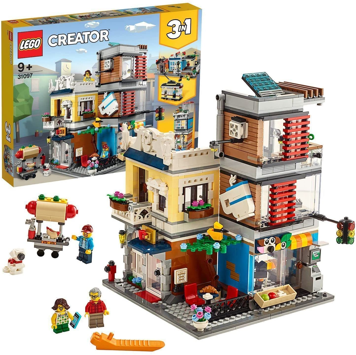 Lego Creator 3 in 1 - Negozio degli Animali & Café, Costruzioni con 3 ...