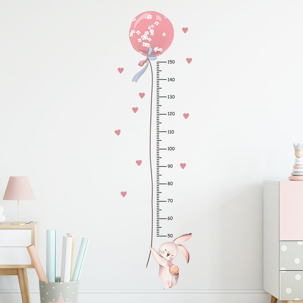 Stickers mesure de la hauteur pour Rose Tableau mural de hauteur ...