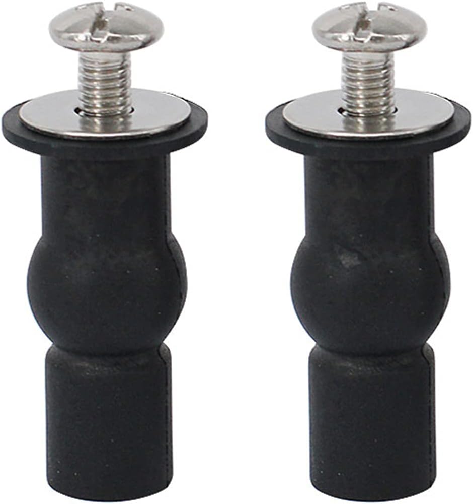 Juego de 2 tornillos universales para bisagras de inodoro, compatibles ...