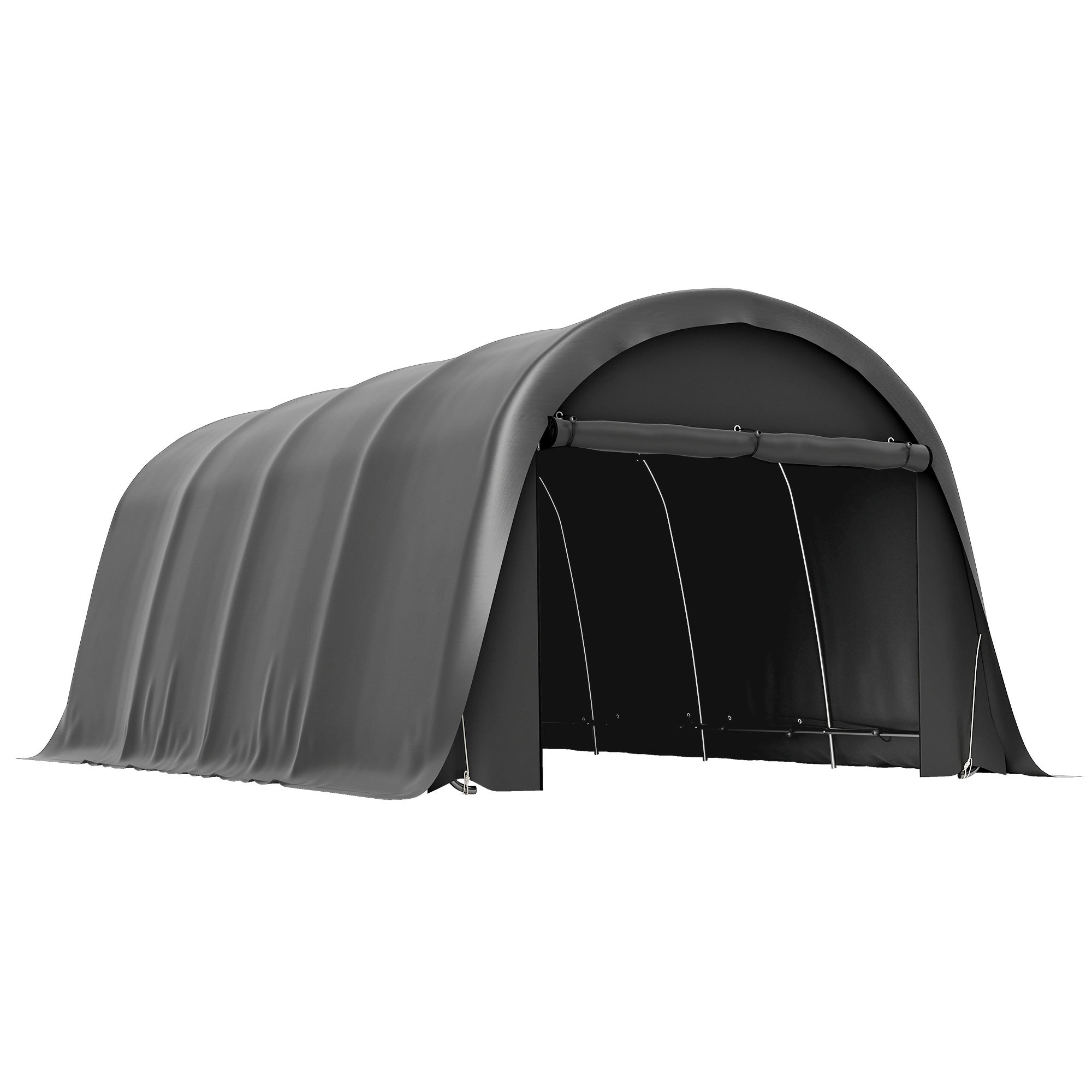 Abri voiture/garage 3x6m, tente de rangement imperméable et résistante ...
