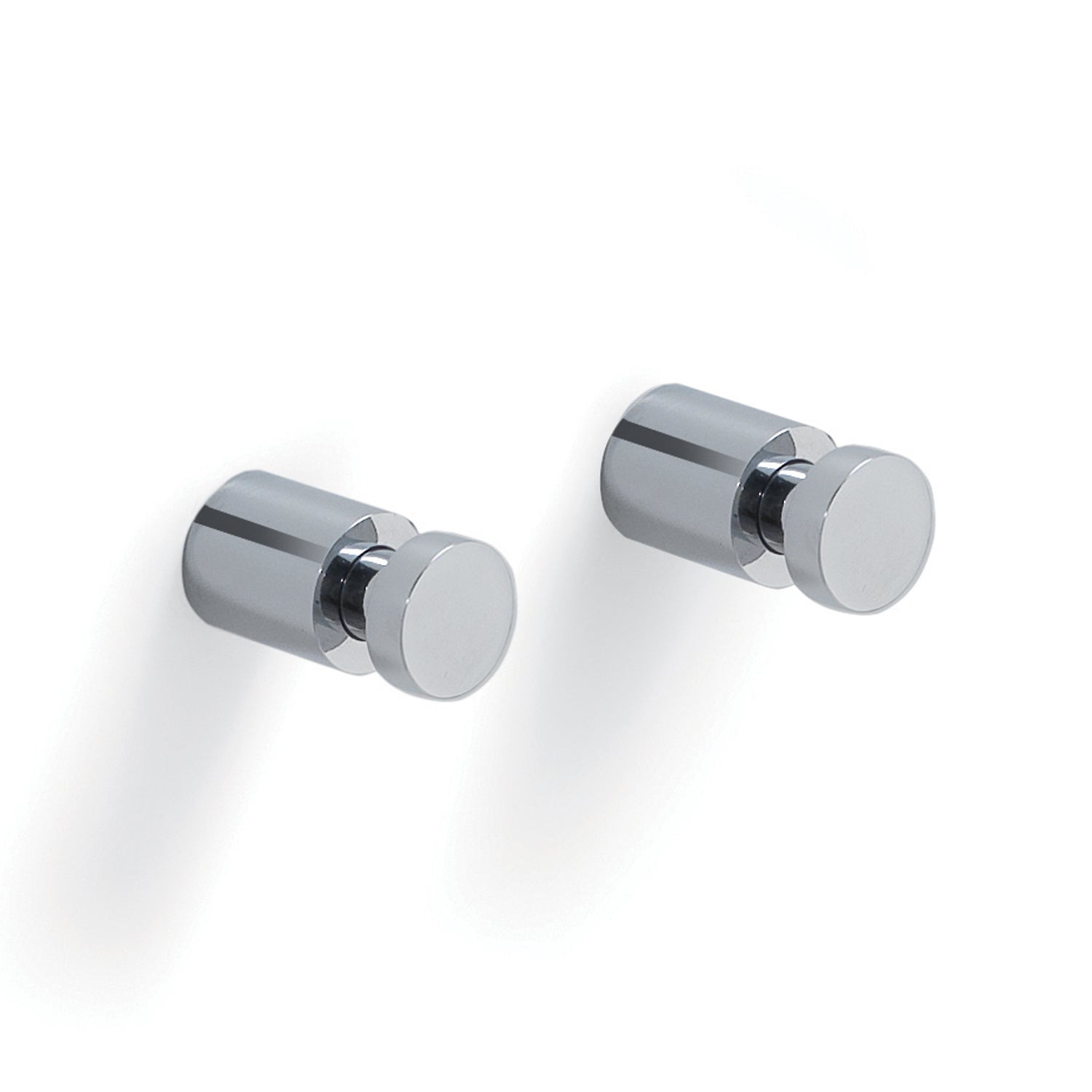 Cintre rond en laiton 2 pièces modèle Cordelia par Gedy - Chrome ...
