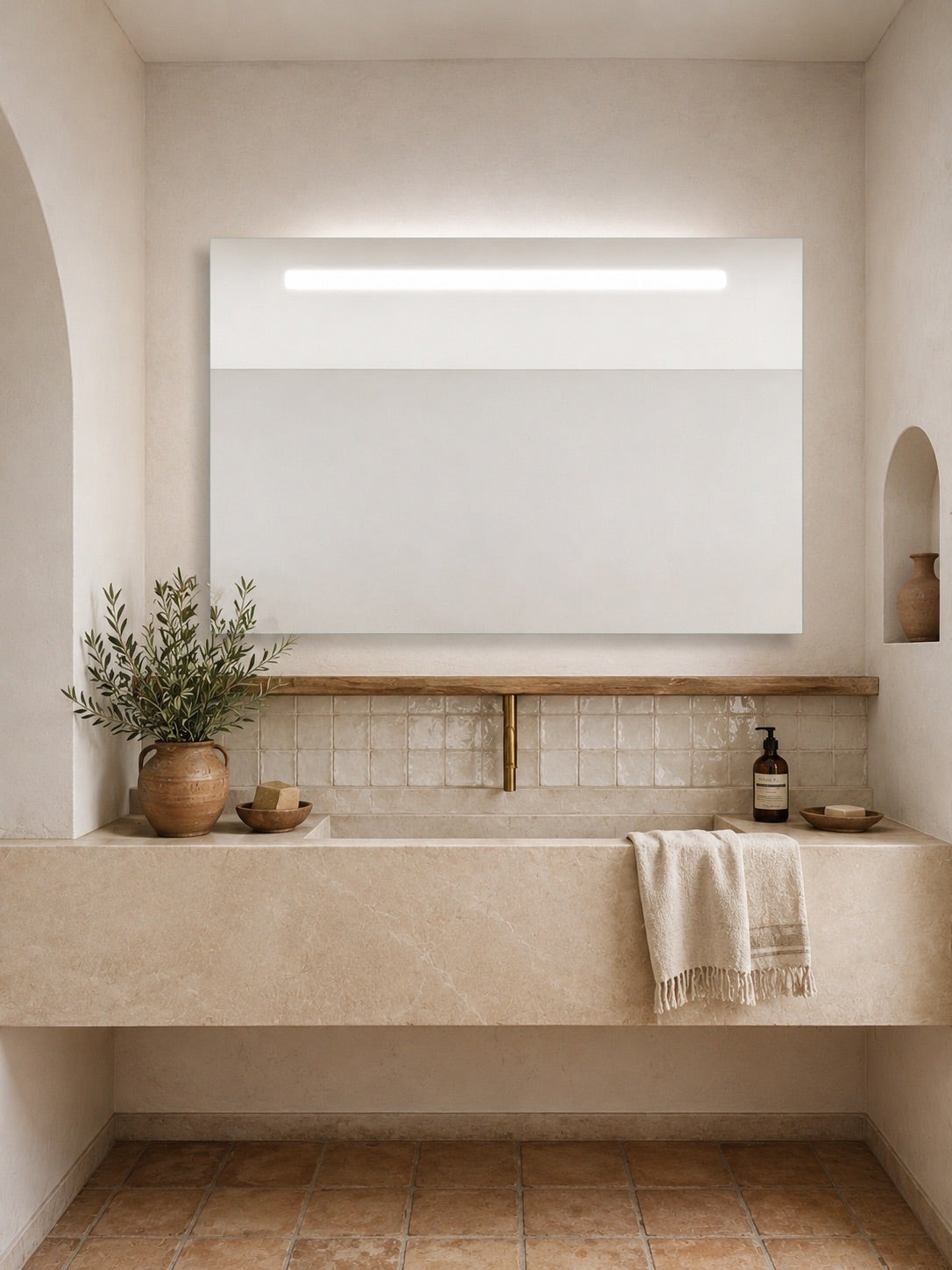 Espejo De Baño Basic 100x80 Directo a Red | Leroy Merlin