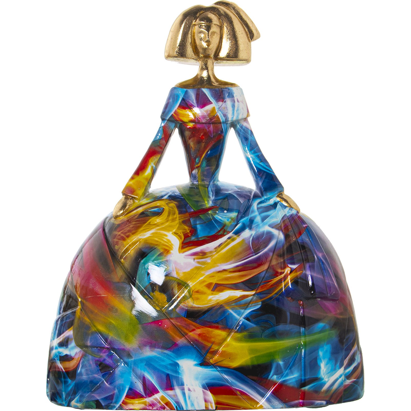 Sculpture Menina Graffiti colorée et tendance 26 x 18 x 32 cm Explosion ...