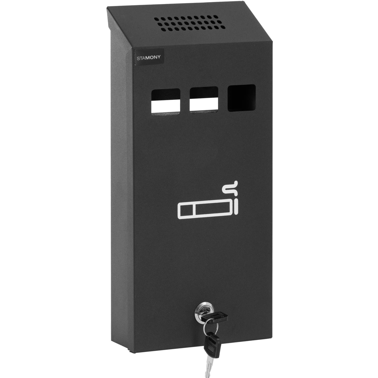 Cendrier mural - Stamony - Dimensions : 30 x 14 x 6 cm - Matériau ...