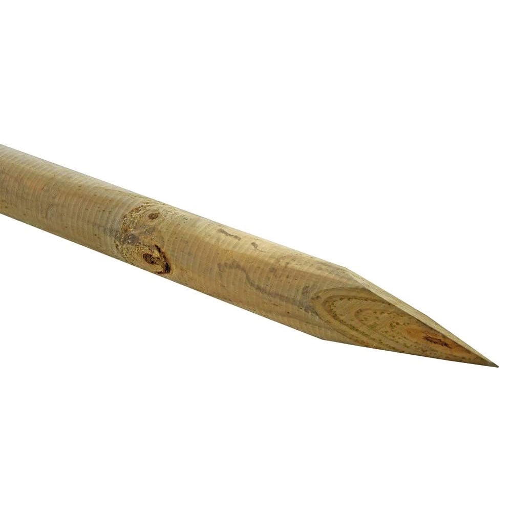 Palo redondo con punta de madera 200x8cm | Leroy Merlin