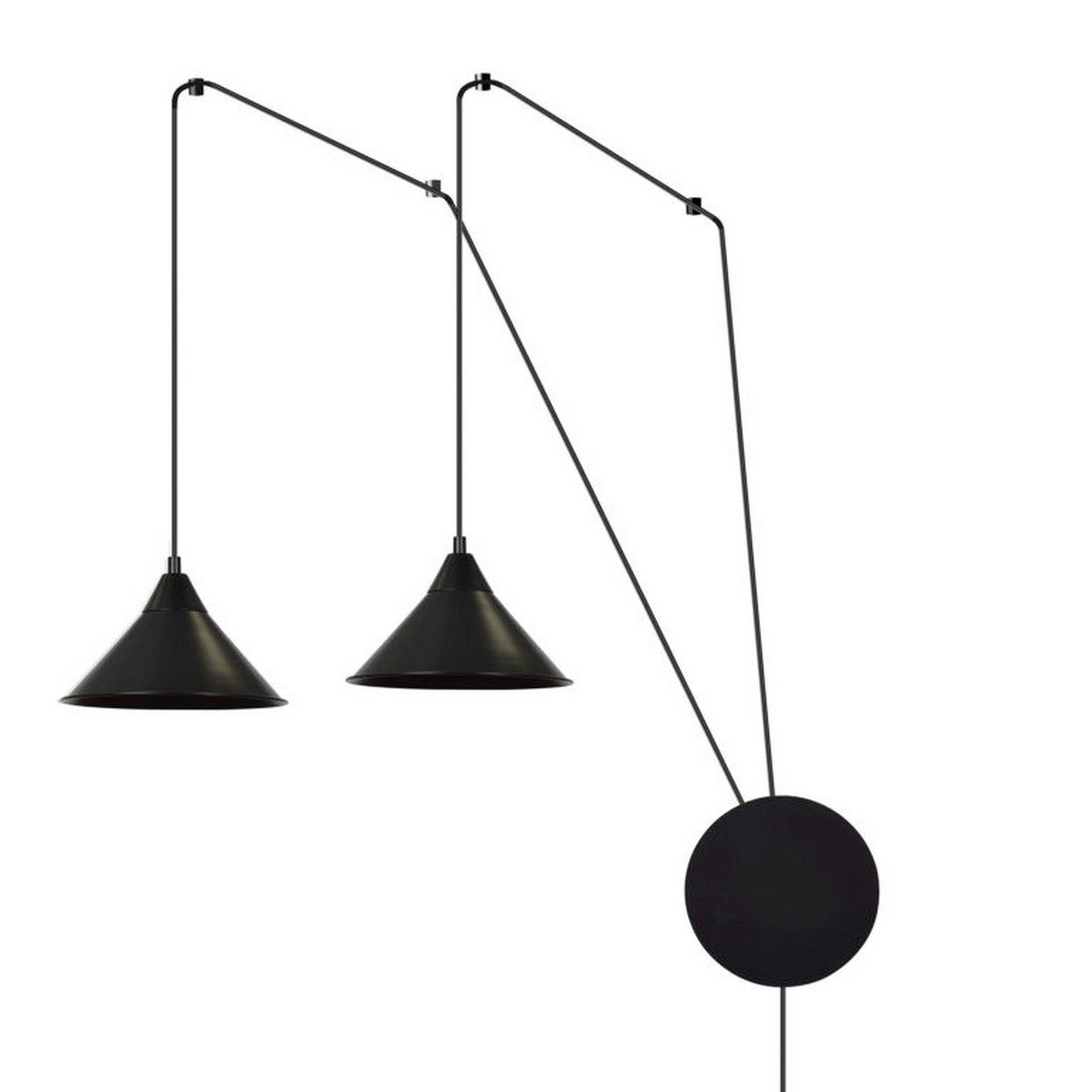 Lámpara de Suspensión Abramo 1, Acero, Negro, Seven Design | Leroy Merlin