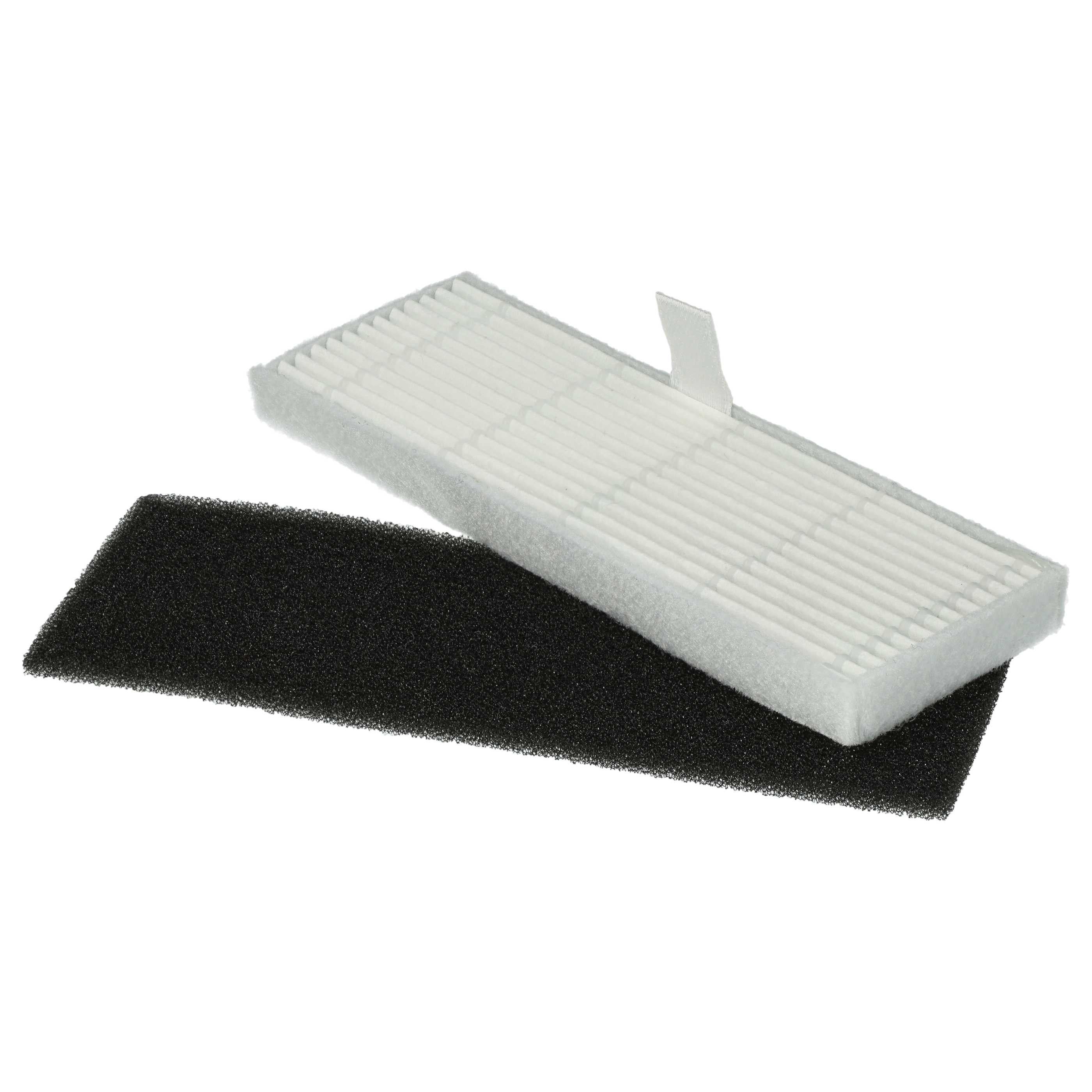 Vhbw Kit Filtre compatible avec Proscenic M7 Pro aspirateur-robot - 2x ...