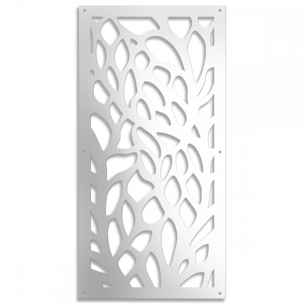HOJAS - Panel de PVC Perforado - Parasol blanco medidas 73x148 cm ...