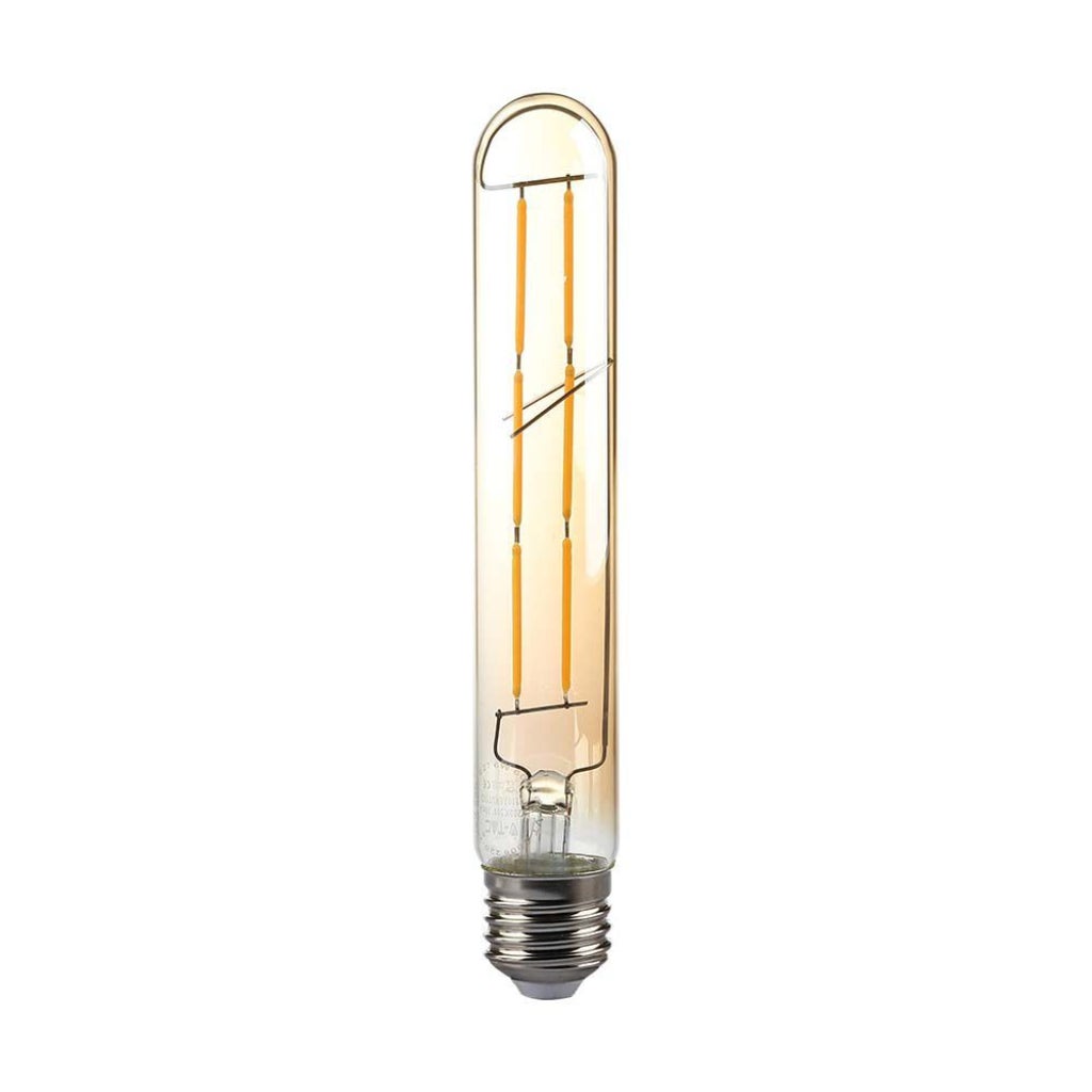 Ampoule LED E27 6W 100LM/W T30 Filament Ambre 2200K | Leroy Merlin