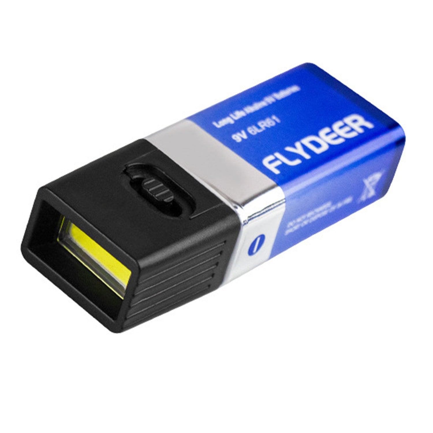 Lampe torche LED 9 volts pour camping, taille compacte, ultra lumineuse ...