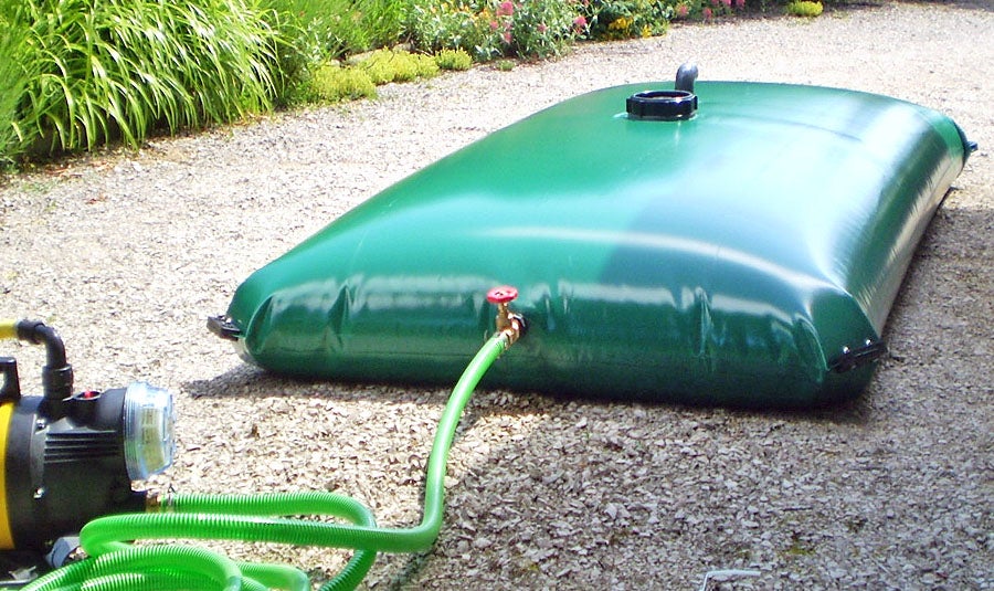 Citerne souple 3000 litres (3 m3) - Forme Carée (2.86m x 2.70m x 0.6m ...