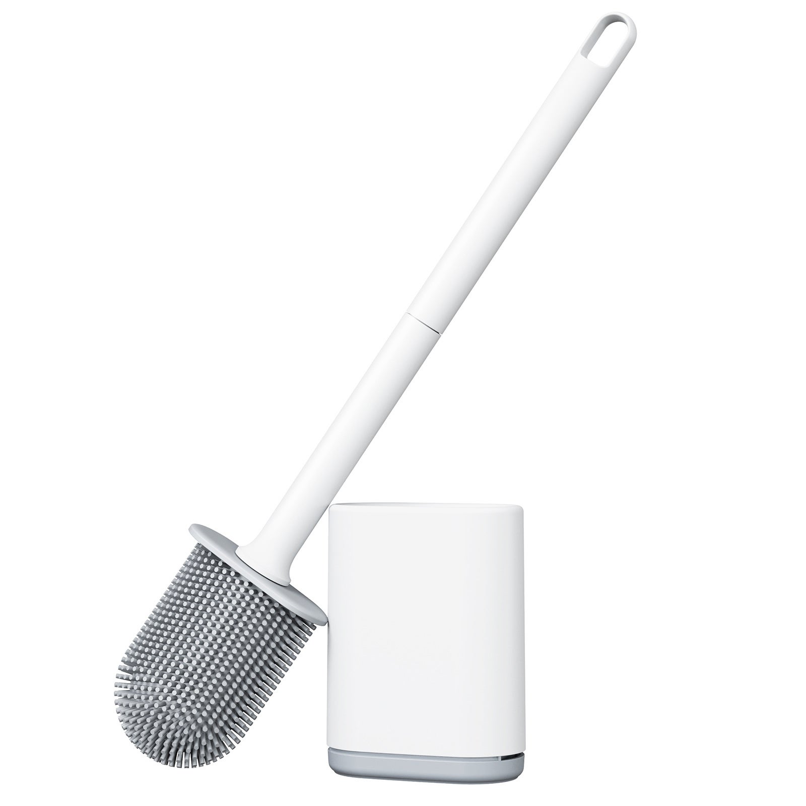 Brosse WC Silicone Plate- Brosse Toilette et Supports, Anti-mauvaise ...