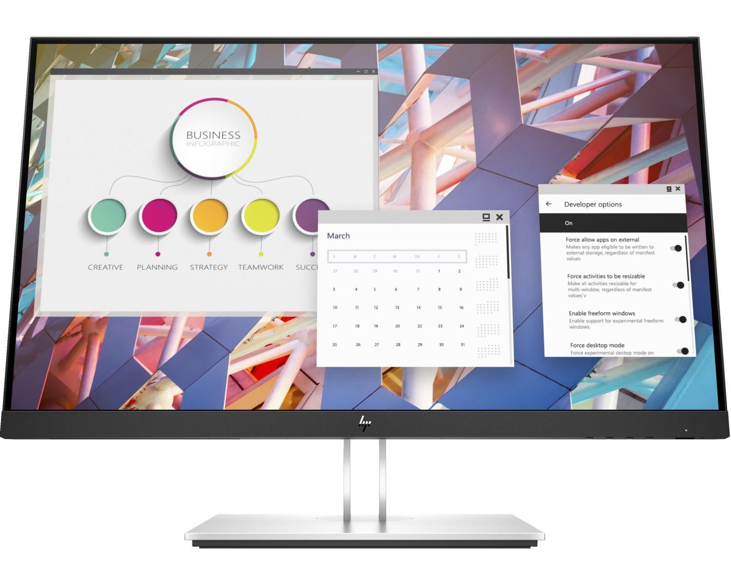 HP E-Series E24 G4 Monitor PC 60,5 cm (23.8') 1920 x 1080 Pixel Full HD ...