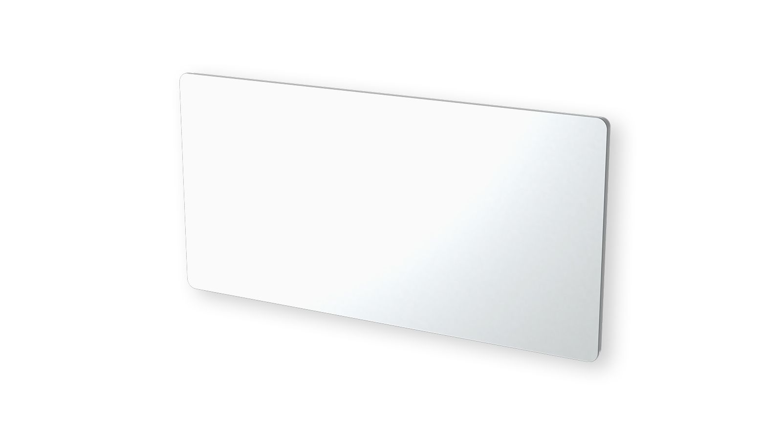 Radiateur Panneau rayonnant LCD Aluminium Blanc 2000W | Leroy Merlin