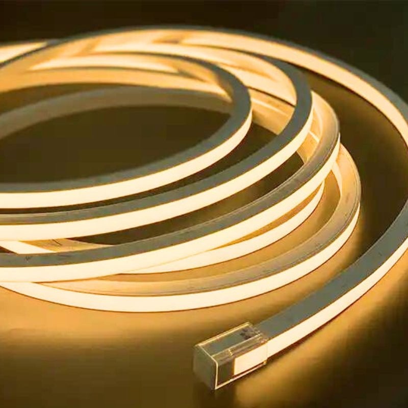 Ruban LED 24V DC Silicone 50M IP65 - Blanc Neutre 4000K - 5500K ...