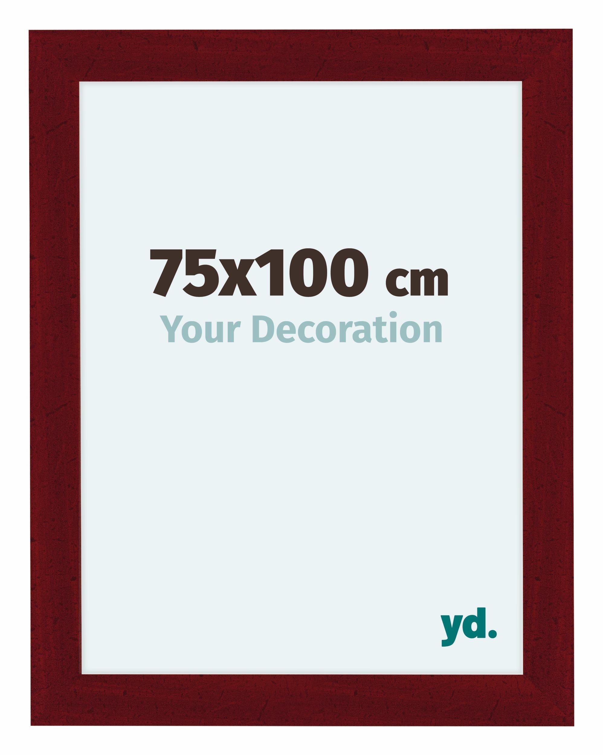 Yd. Cadre photo 75x100 cm - Vin Rouge Patine - MDF - Como | Leroy Merlin
