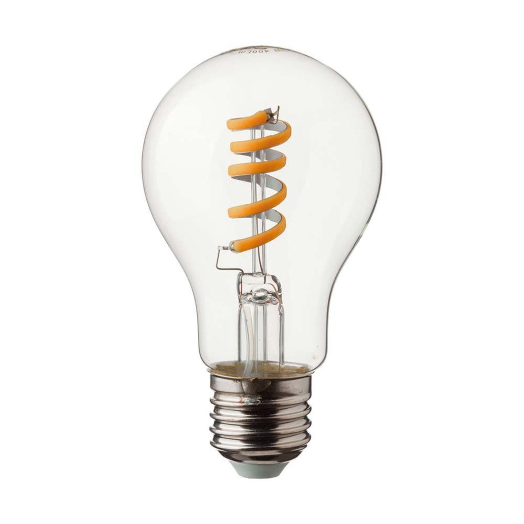 Ampoule LED E27 4W 100LM/W A60 Spiral Filament 3000K | Leroy Merlin